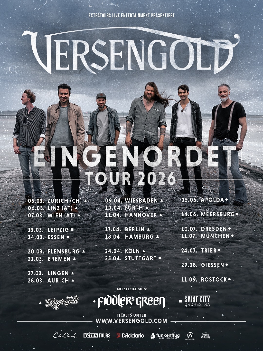 Versengold geht mit der Eingenordet Tour 2026 auf Reise ⋆ Vollgas ...